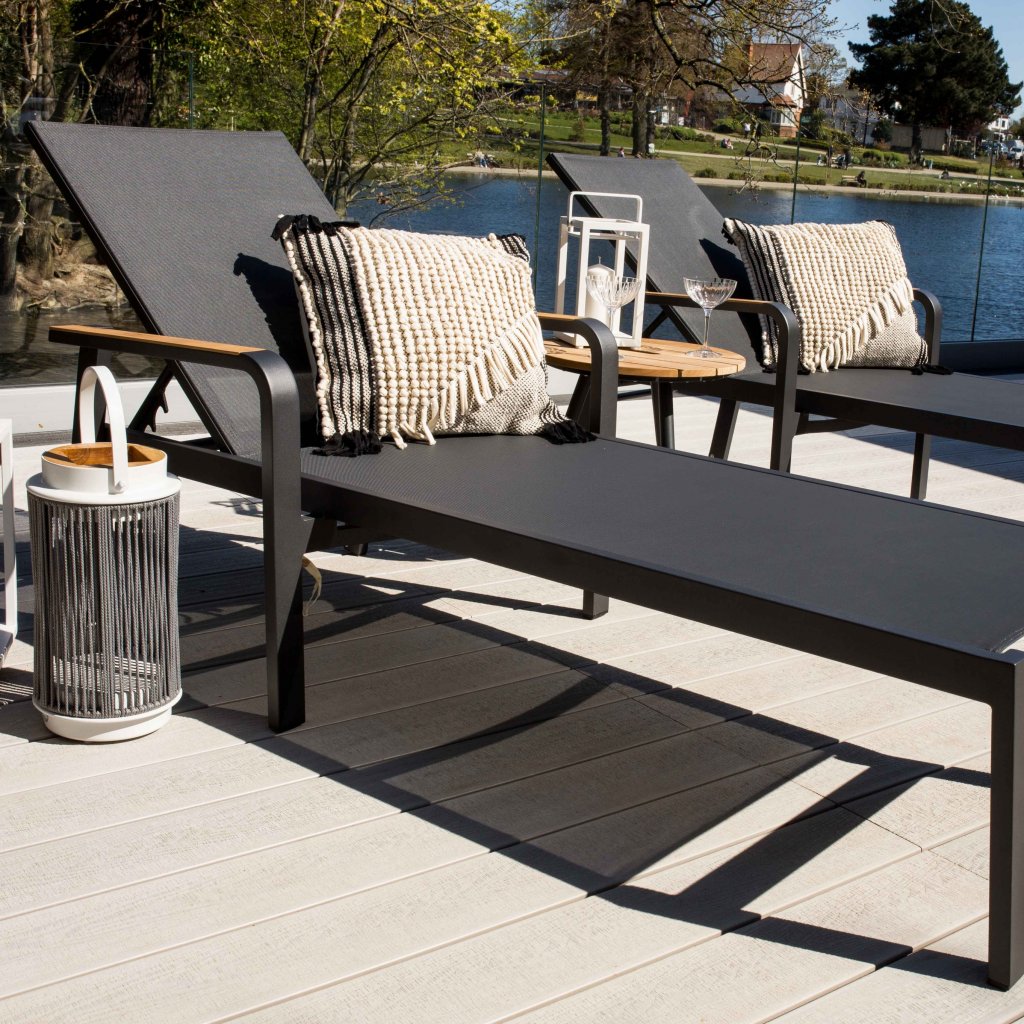 Tutti Outdoor Sun Lounger | Weatherproof Garden Sun Lounger | Suns ...