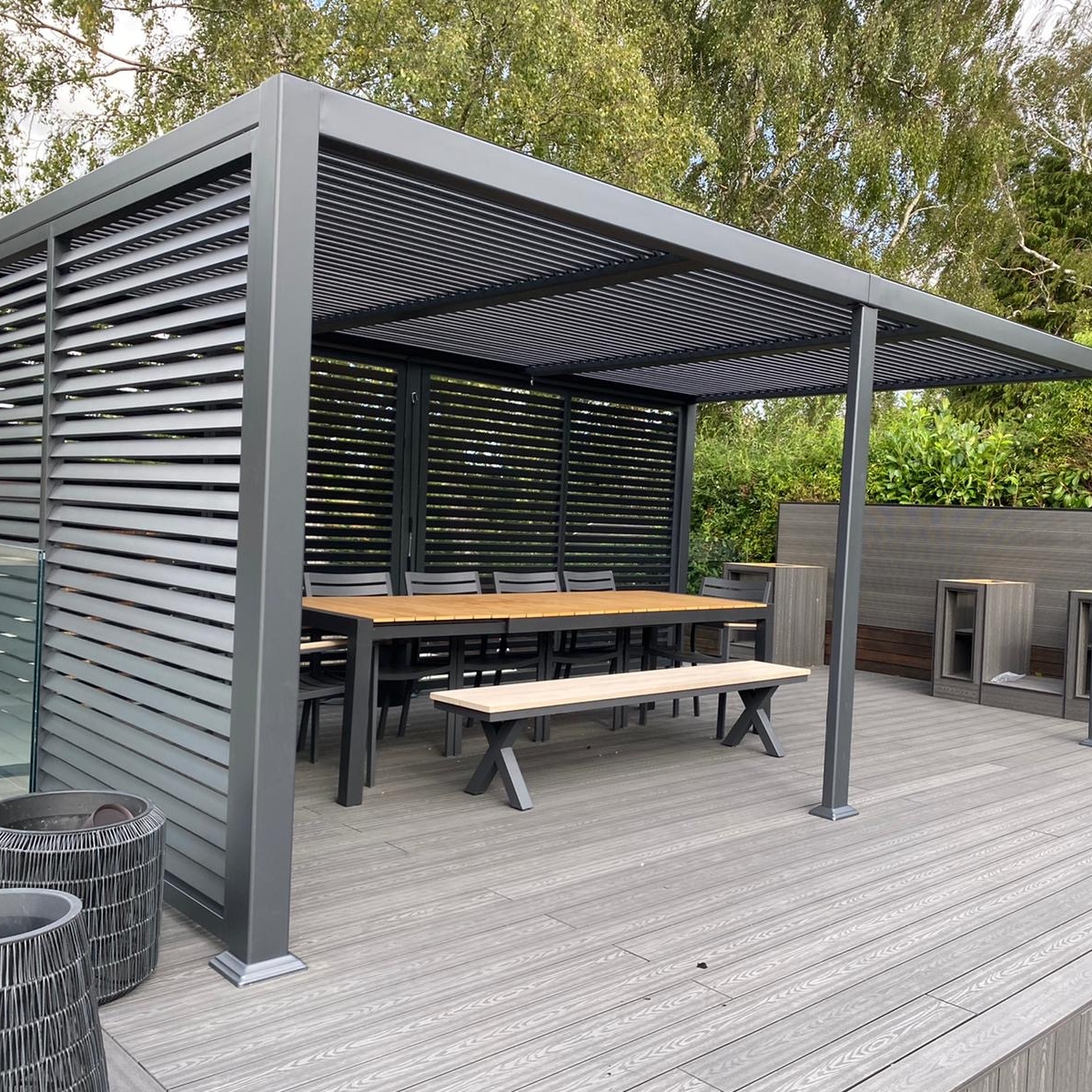 Maranza Outdoor Slatted Panels | Garden Privacy Screen | Suns Lifestyle